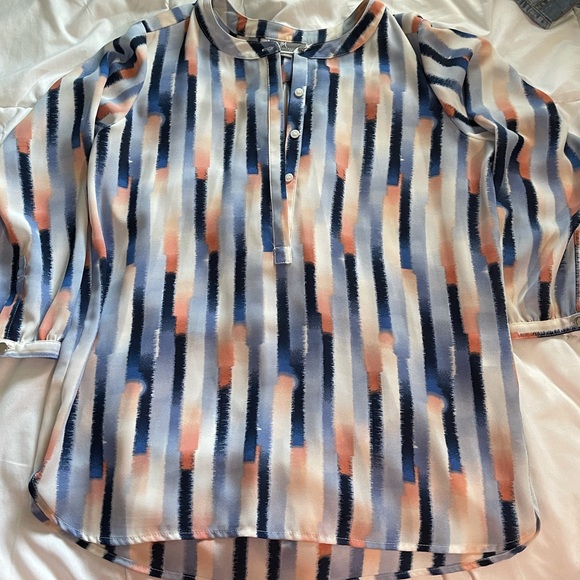 Tops | Half Button Up Blouse | Poshmark